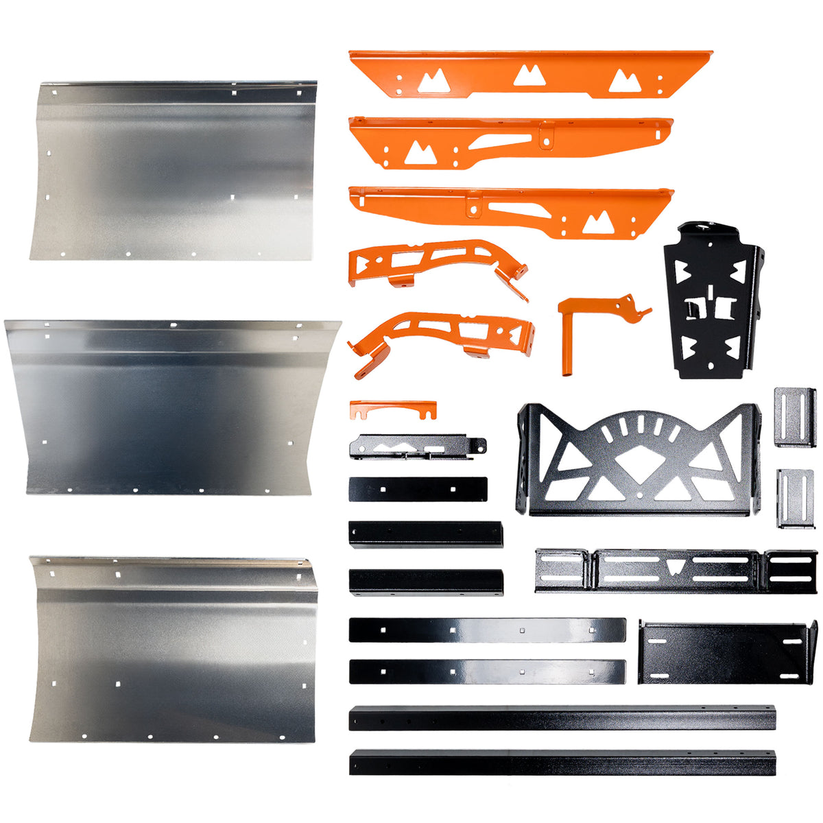 SNOWSQUATCH Aluminum UTV Snow Plow System 60-72 Inch Adjustable